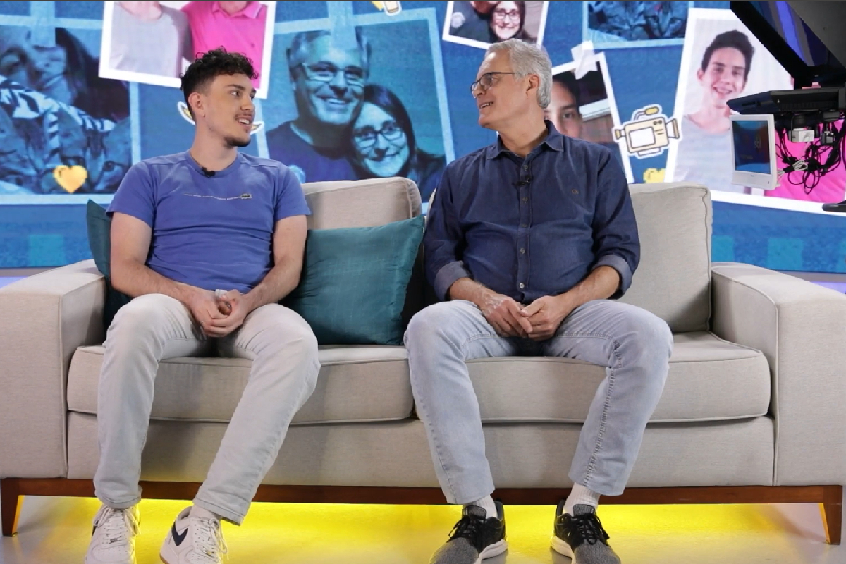 Fernando Parracho se emociona ao falar da relação com os filhos