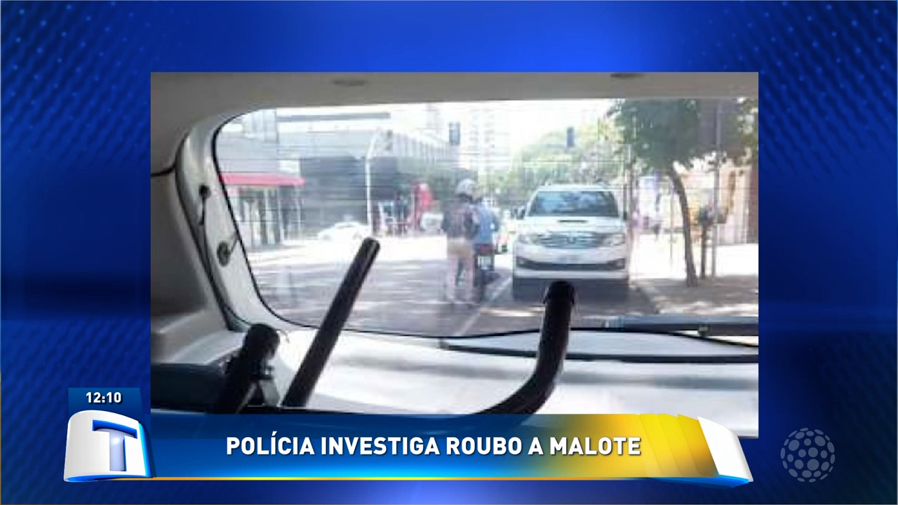 Polícia investiga roubo a malote de empresa