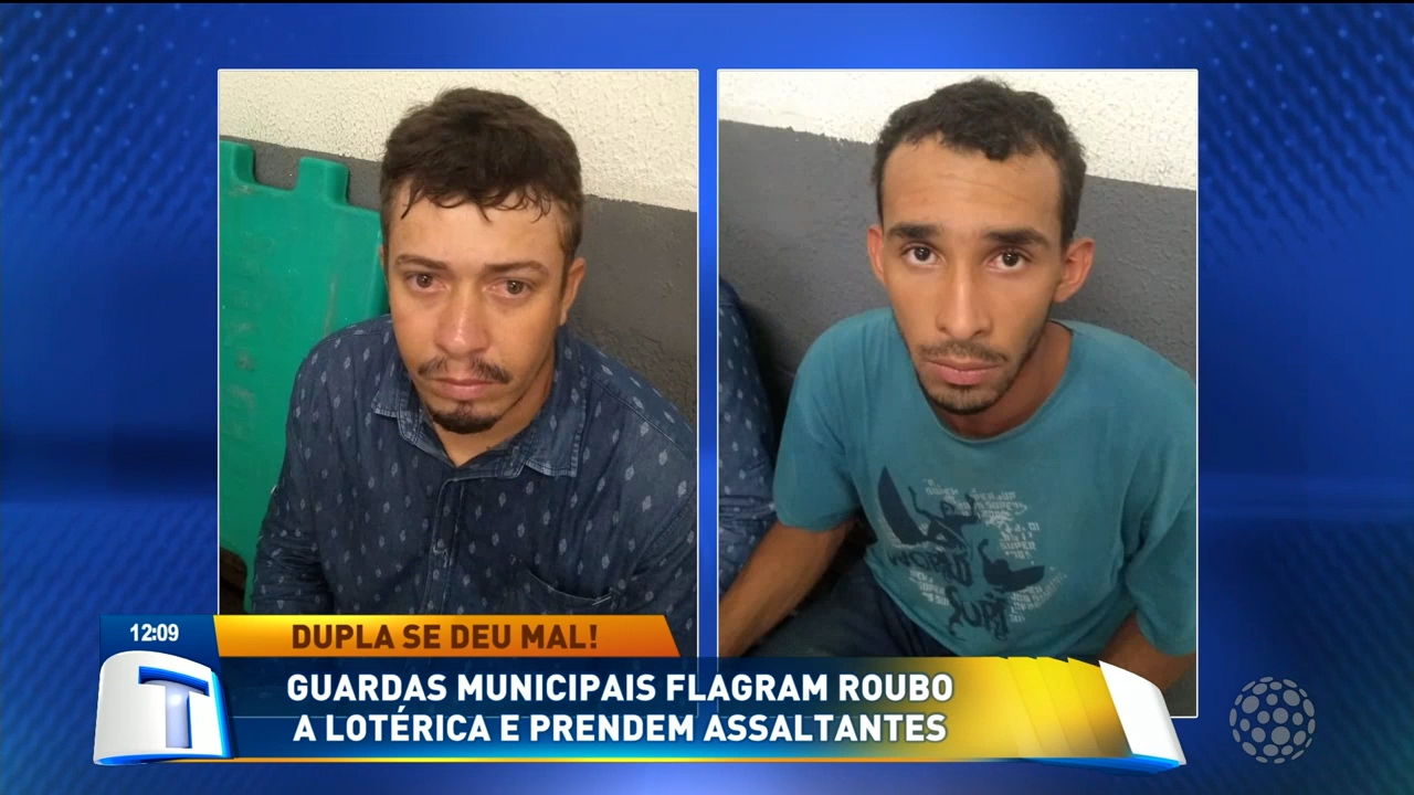 Dupla é presa em flagrante após assaltar lotérica