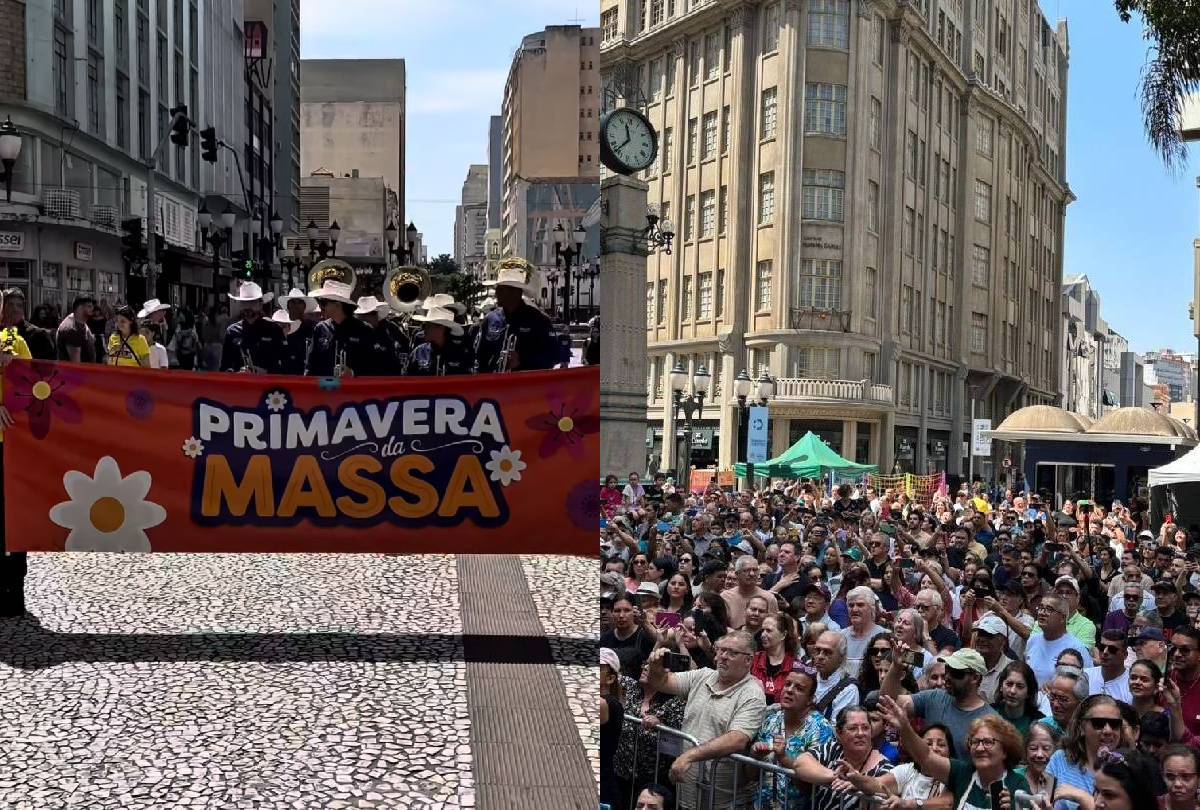 Primavera da Massa leva alegria e diversão até a Praça Osório