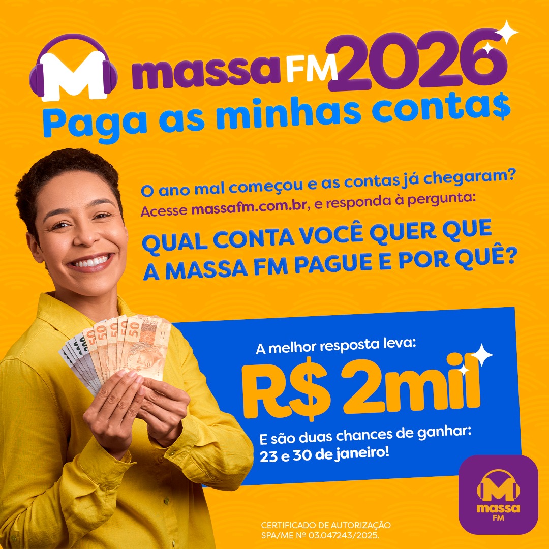 Massa FM Paga As Minhas Contas! | Massa.com.br